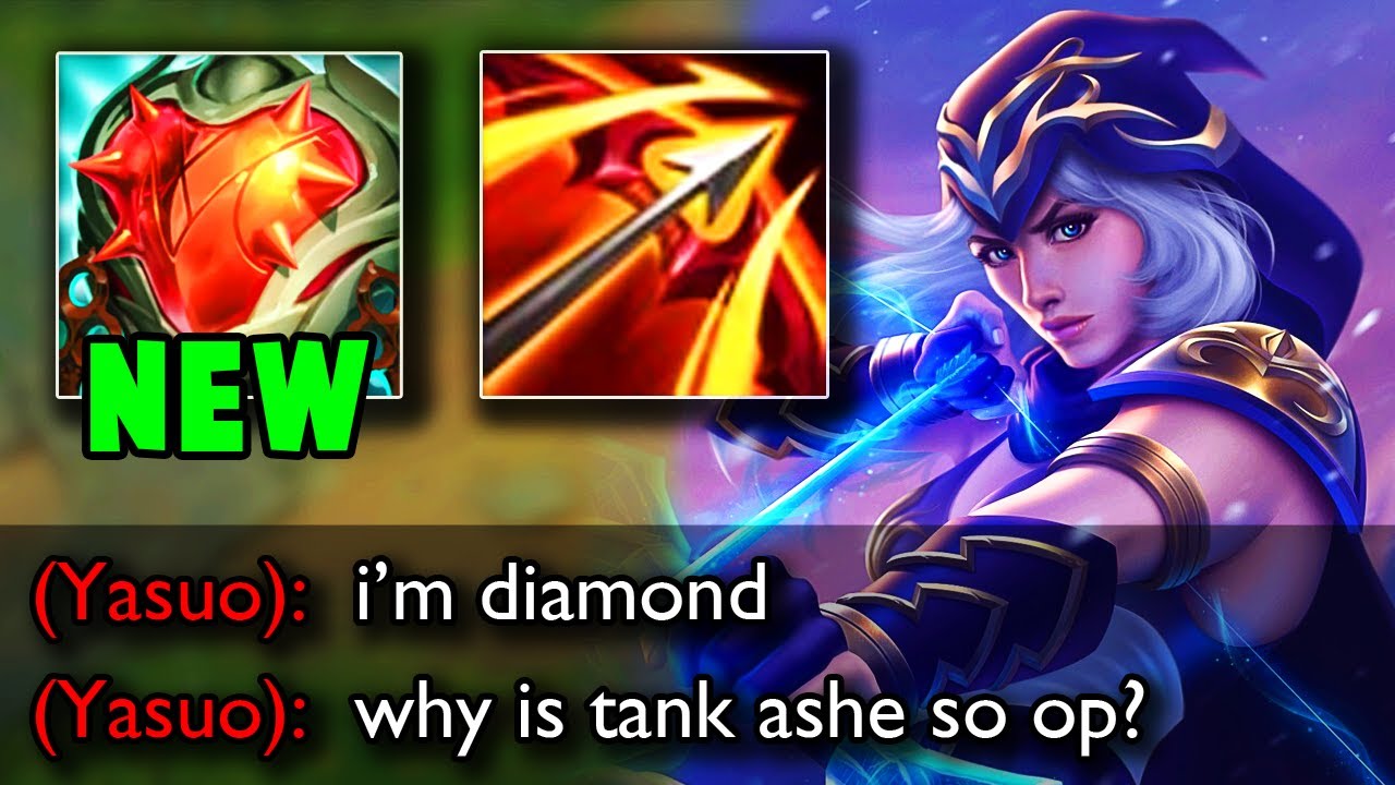 Tank Ashe mid in Season 13 but I face a Diamond Yasuo and embarrass him ...