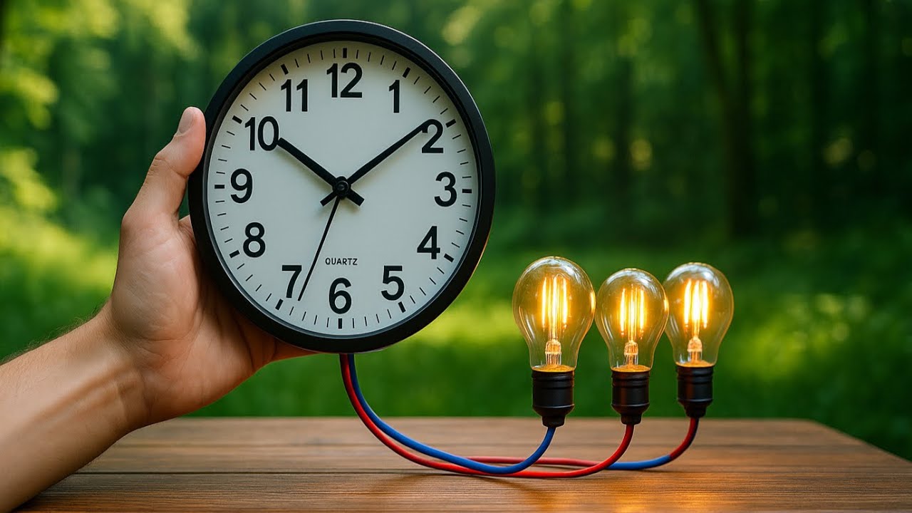 Your Wall Clock Produces Unlimited Free Electricity – Amazing - YouTube