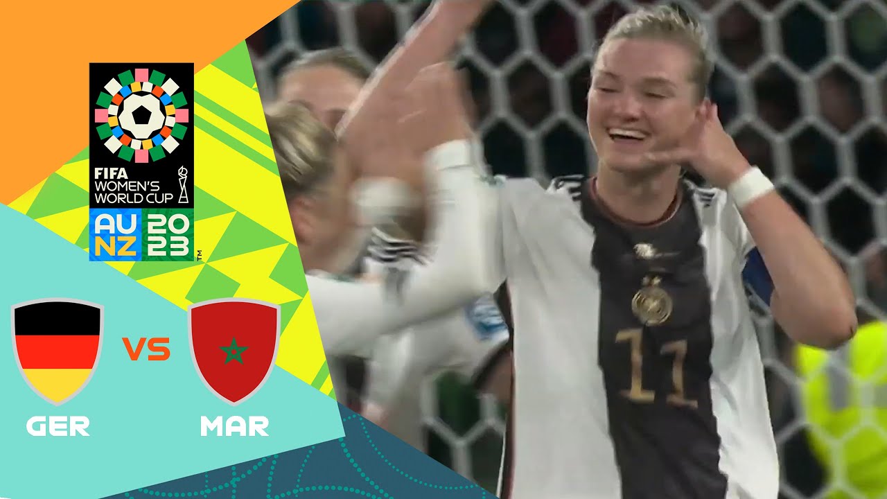 Germany 6-0 Morocco | Group Stage | FIFA Women’s World Cup 2023™ Match ...