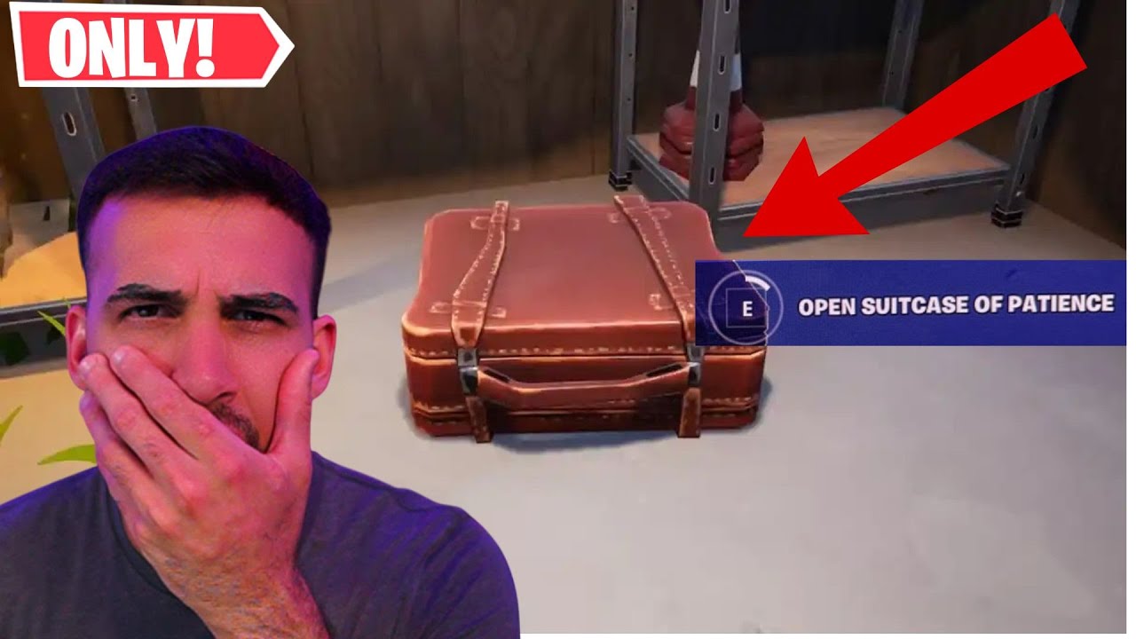 The Suitcase Of Patience *ONLY Challenge In Fortnite! - YouTube