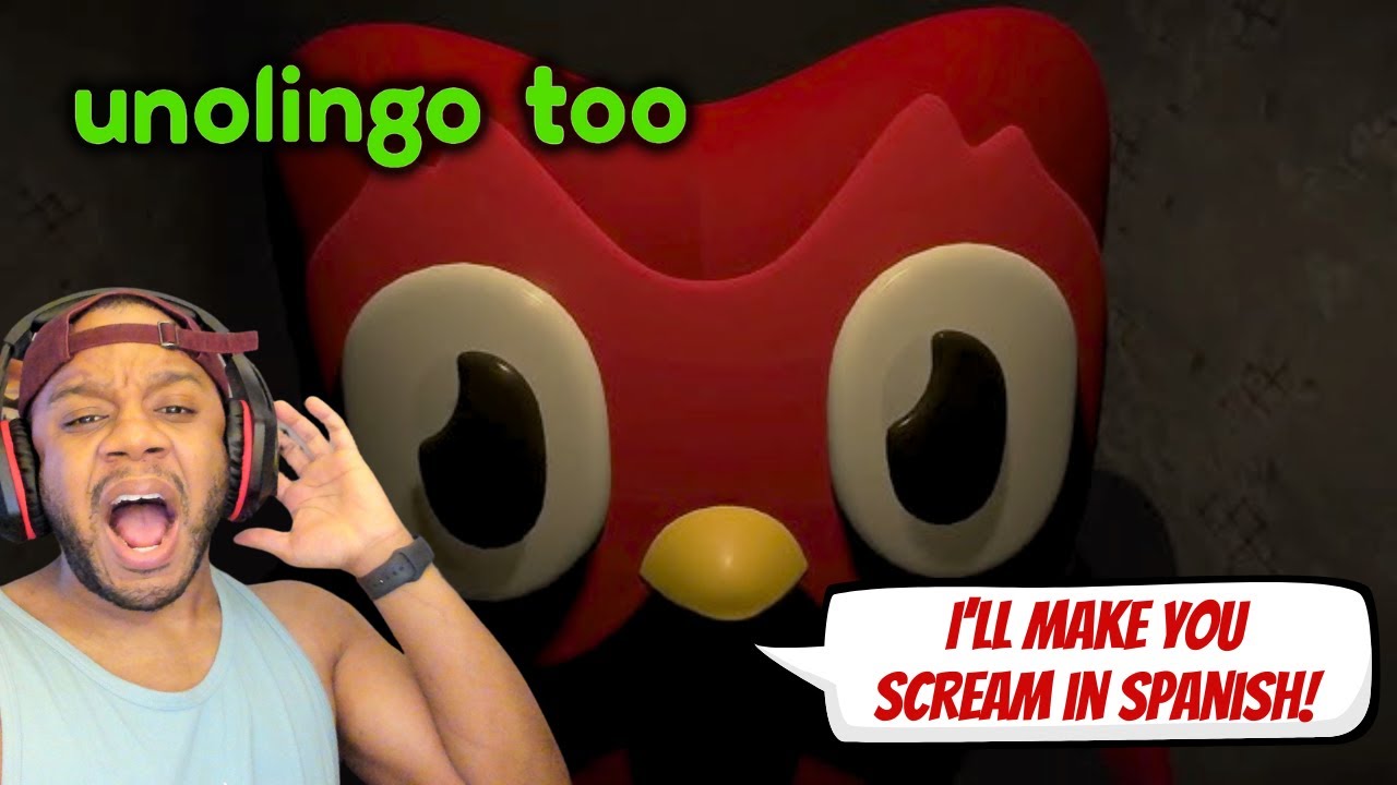HELP!! Hunted By Duolingo Owls!! | Unolingo Too (Gameplay) - YouTube
