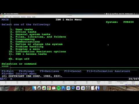 Coding in RPG (IBM i/AS400). Checking if a record exists in embedded SQL. - YouTube