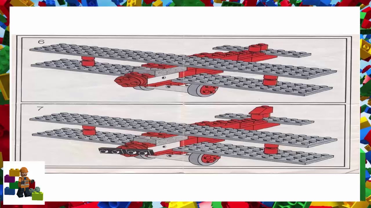 LEGO instructions - System - Vehicle - 328 - Biplane - YouTube
