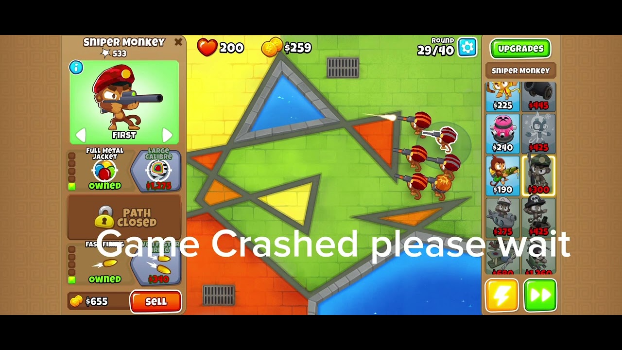 Easy mode Btd6 snipers only. - YouTube