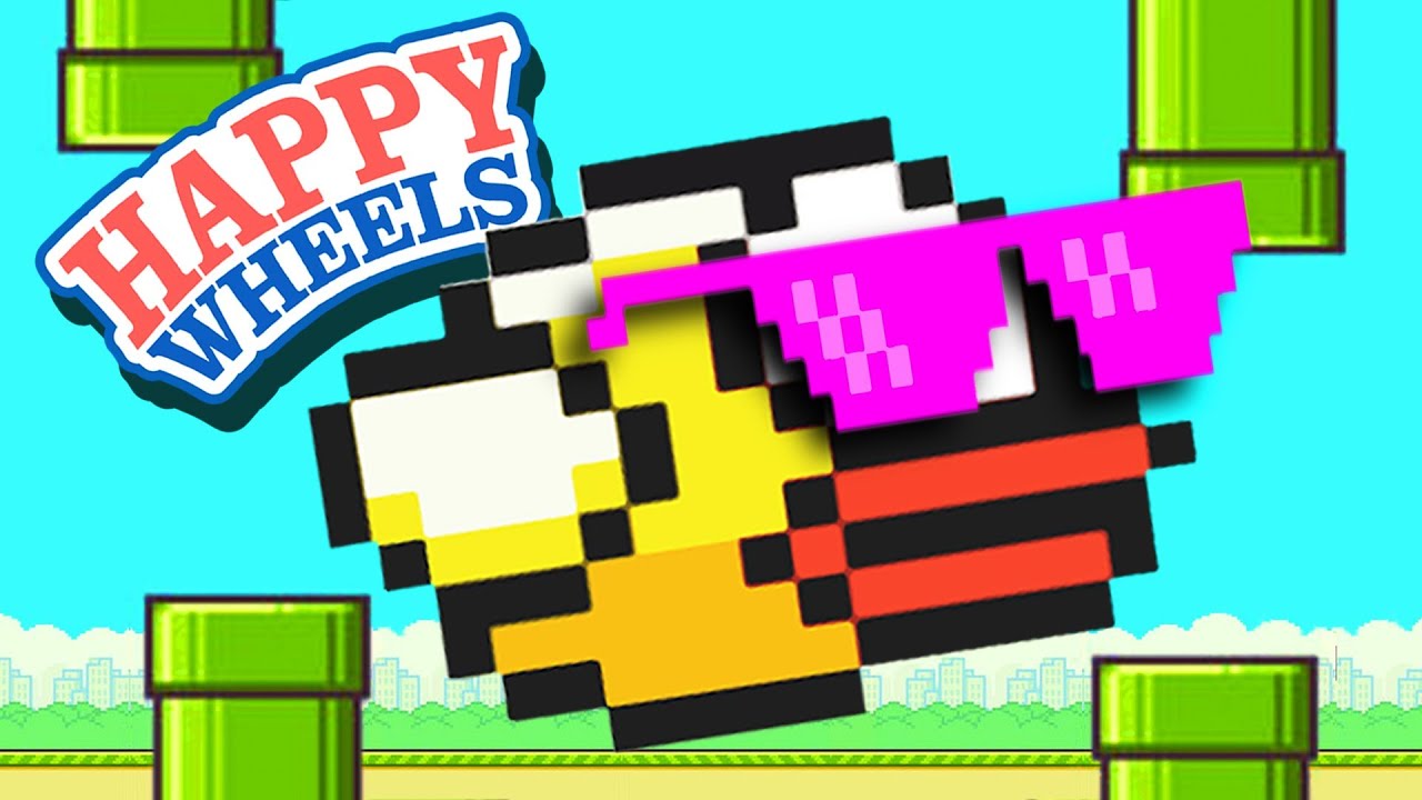 Happy Wheels: CAPTAIN FLAPPY BIRD - YouTube