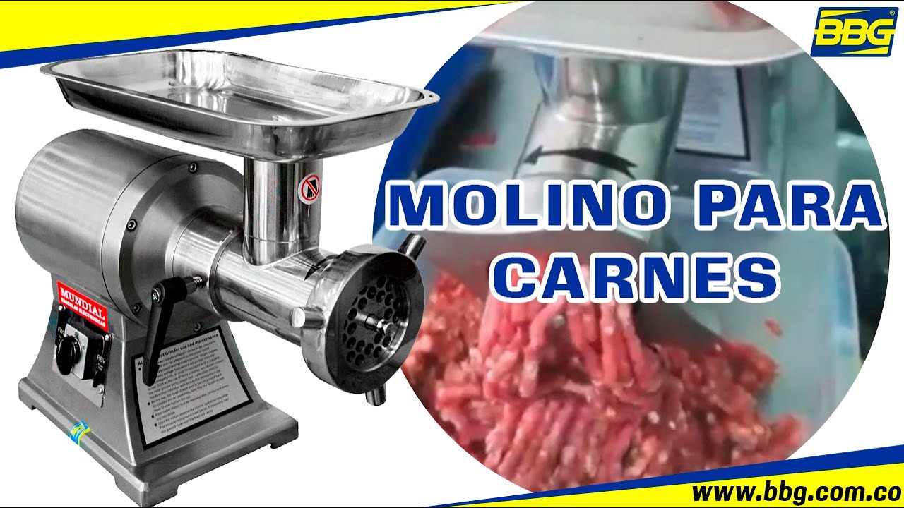 BBG - ¿Cómo hacer carne molida? / Molino marca: Mundial - Ref: BASIC ...