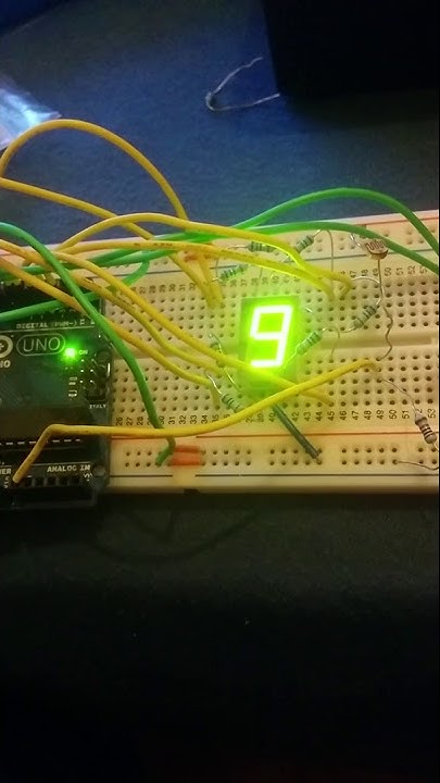 Arduino Uno - 7 Segment (0 - 9) 4 times faster - YouTube