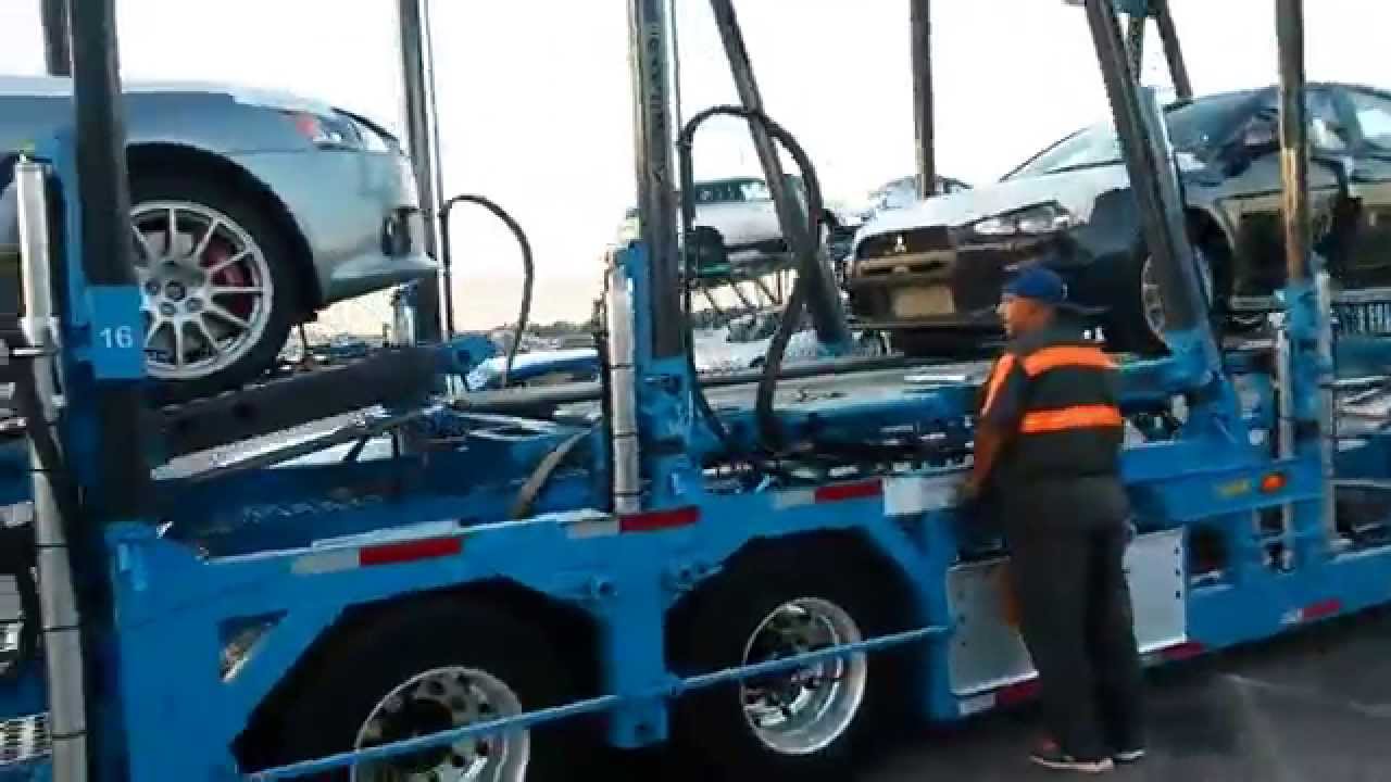 ten car High rail loading - YouTube