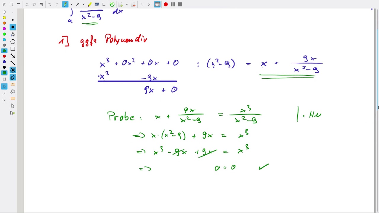 Analysis Integration gebrochen-rationaler Funktionen (Part III) - YouTube