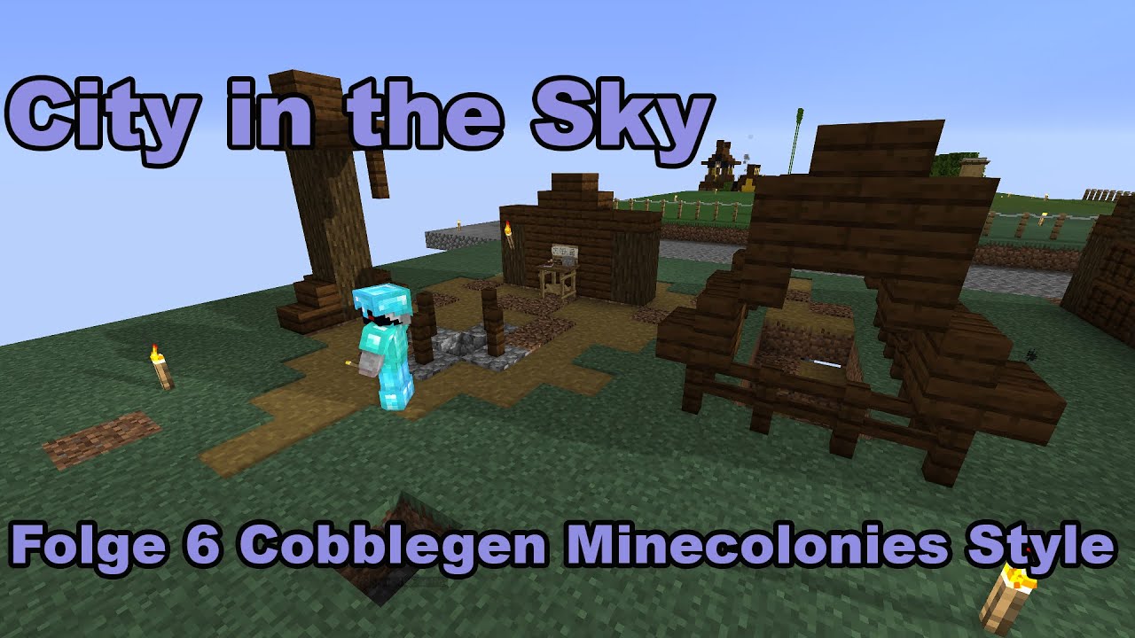 City in the Sky - Ein Oneblock+Minecolonies Modpack - Folge 6 Cobblegen ...