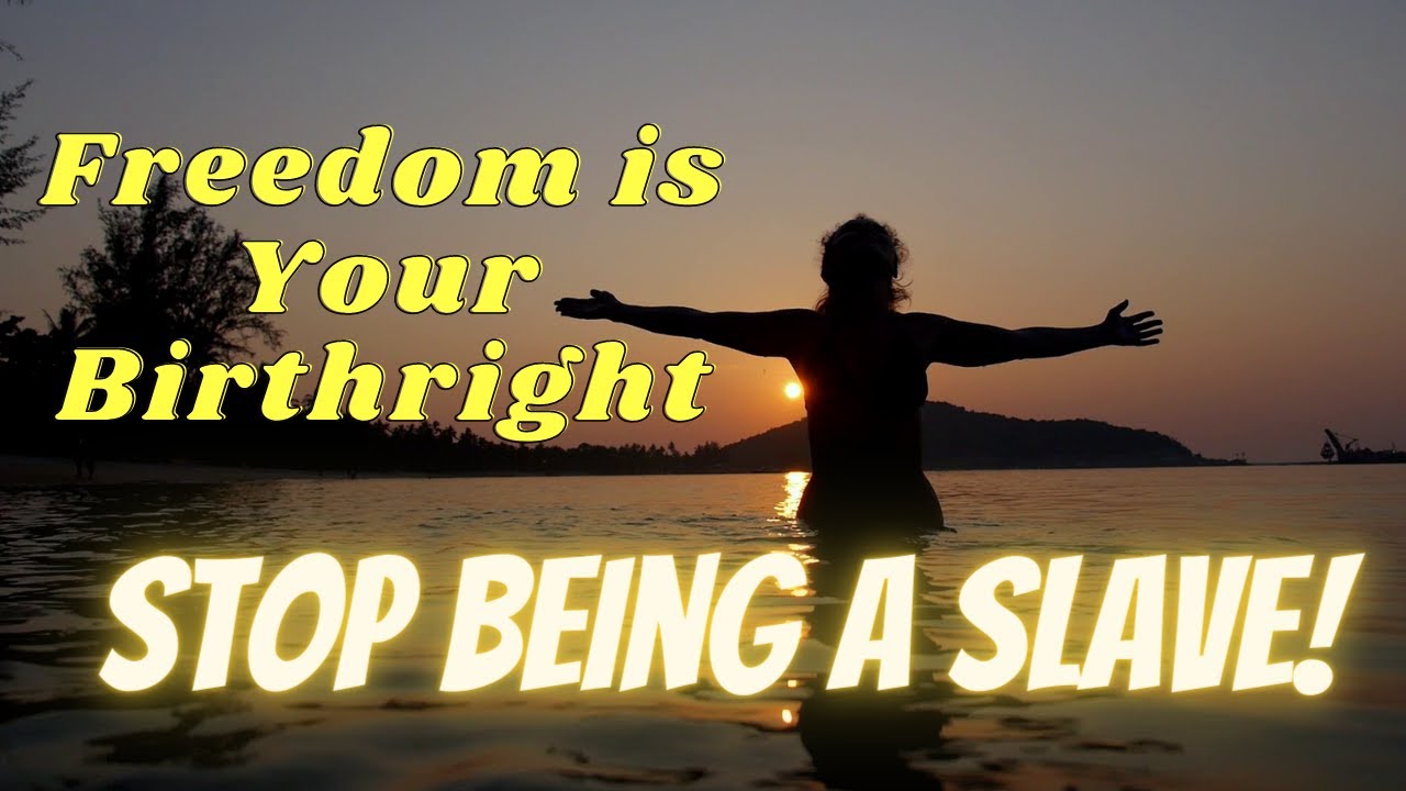 Freedom: How to stop slavery and start being free - YouTube