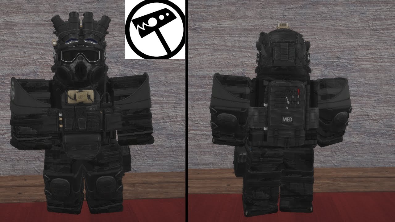 ROBLOX SCP NU-7 AVATAR BUILD TUTORIAL Zombie Apocalypse Roleplay ...