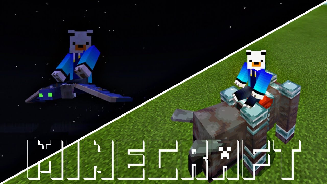 Minecraft || RIDEABLE RAVAGER and PHANTOM [Mod/Addon] - YouTube