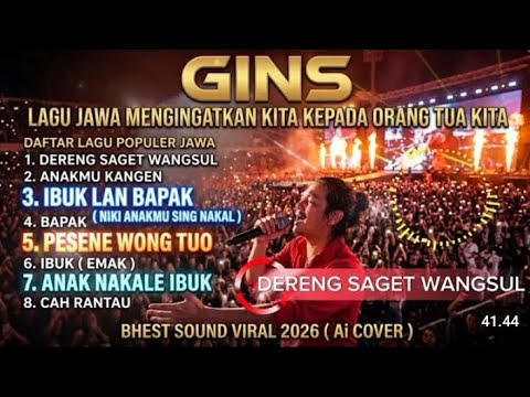 GINS - IBUK LAN BAPAK, ANAK NAKALE IBUK, PESENE WONG TUO [LAGU VIRAL TIKTOK 2026] BEST AI COVER