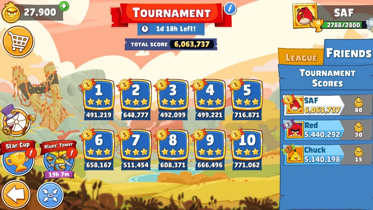 Angry Birds Friends. Tournament (01.12.2023). All levels 3 stars ...