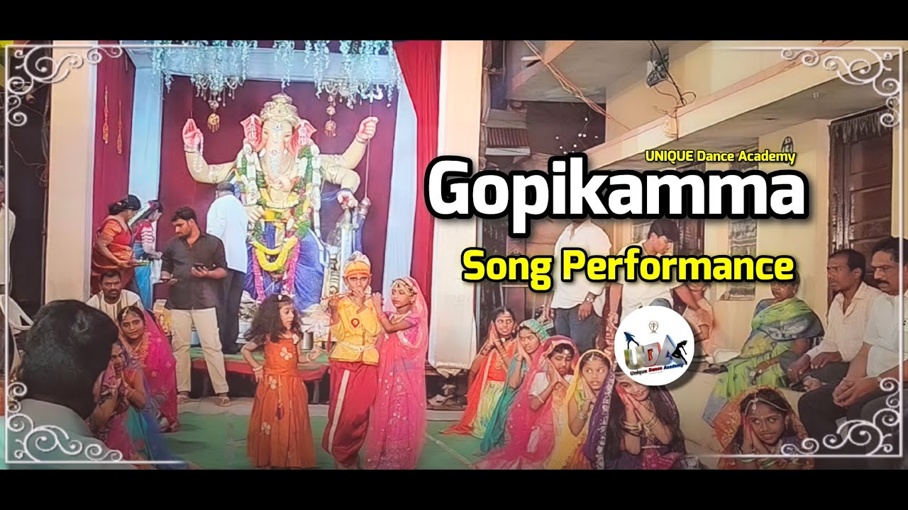GOPIKAMMA | MUKUNDA | DANCE PERFOMANCE | UNIQUE DANCE ACADEMY - YouTube