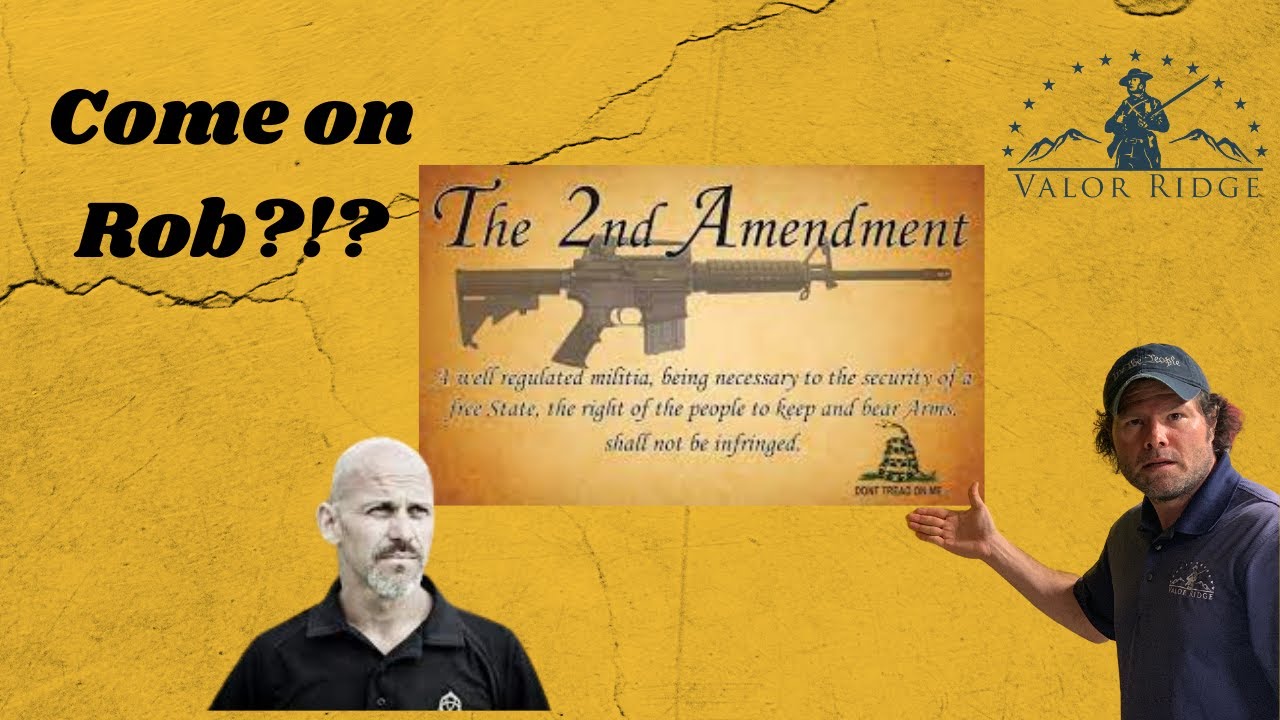 Firearm Instructor Rob Pincus Calls for Gun Control!--My Lesson to Him ...