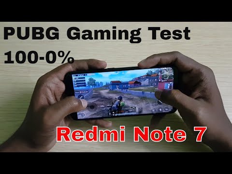 Xiaomi Redmi Note 7 PUBG Gaming & Battery Drain Test (100-0%)