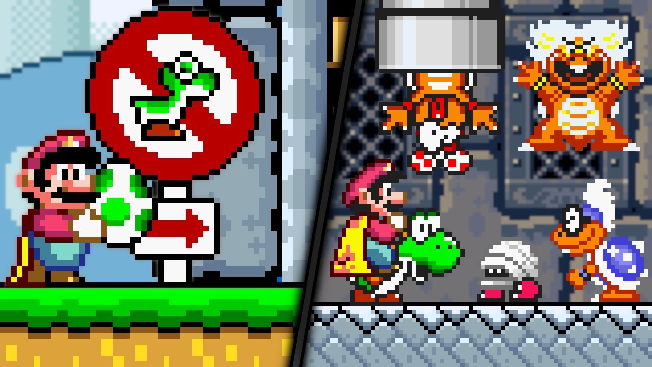 What happens when Yoshi enters all Castles? - Super Mario World (SNES ...