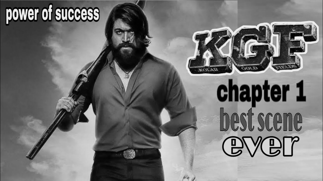#kgf# kgf chapter 1 best scene ever//power of success// - YouTube