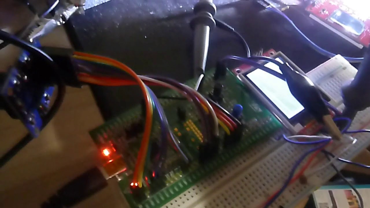Stm32f0 Discovery Board With Ov7670 Without Al422b Or External Ram Youtube