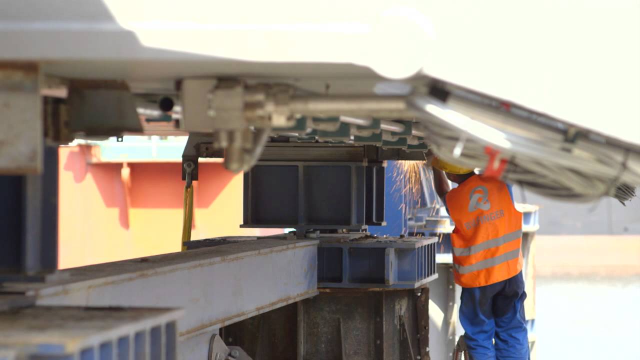 The New Rethe Bridge - A masterpiece at the Port of Hamburg - YouTube