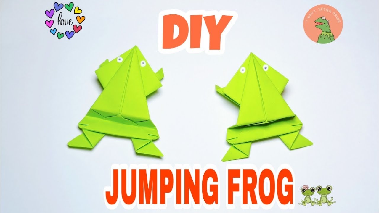 Making things Out of Paper - How To Make a Paper Frog - Tala Art and ...