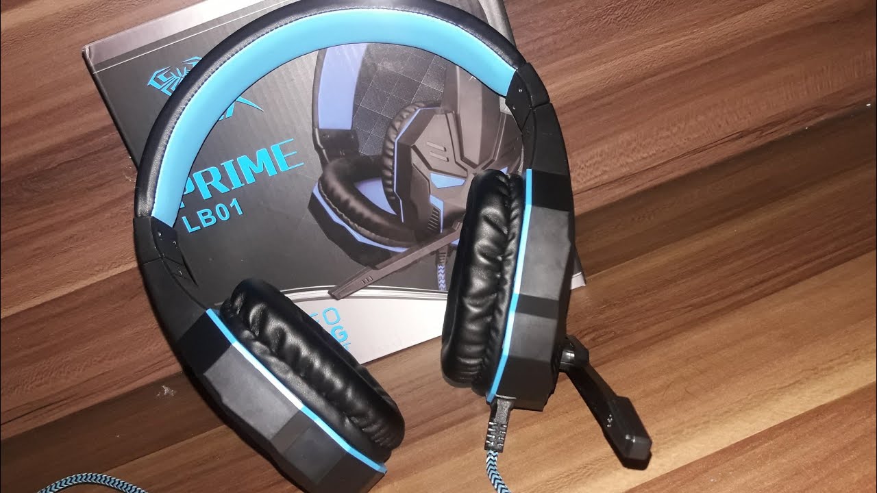 Unboxing headset gaming aula lb01 prime - YouTube