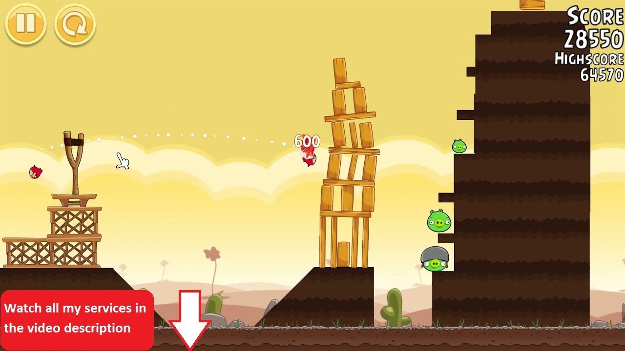 angry birds | level 9 part 3 with 3 stars . . . funny games #Viral # ...