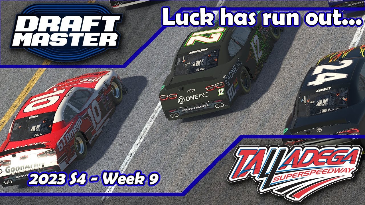 iRacing NASCAR Draft Masters Series - NASCAR Xfinity at Talladega - YouTube