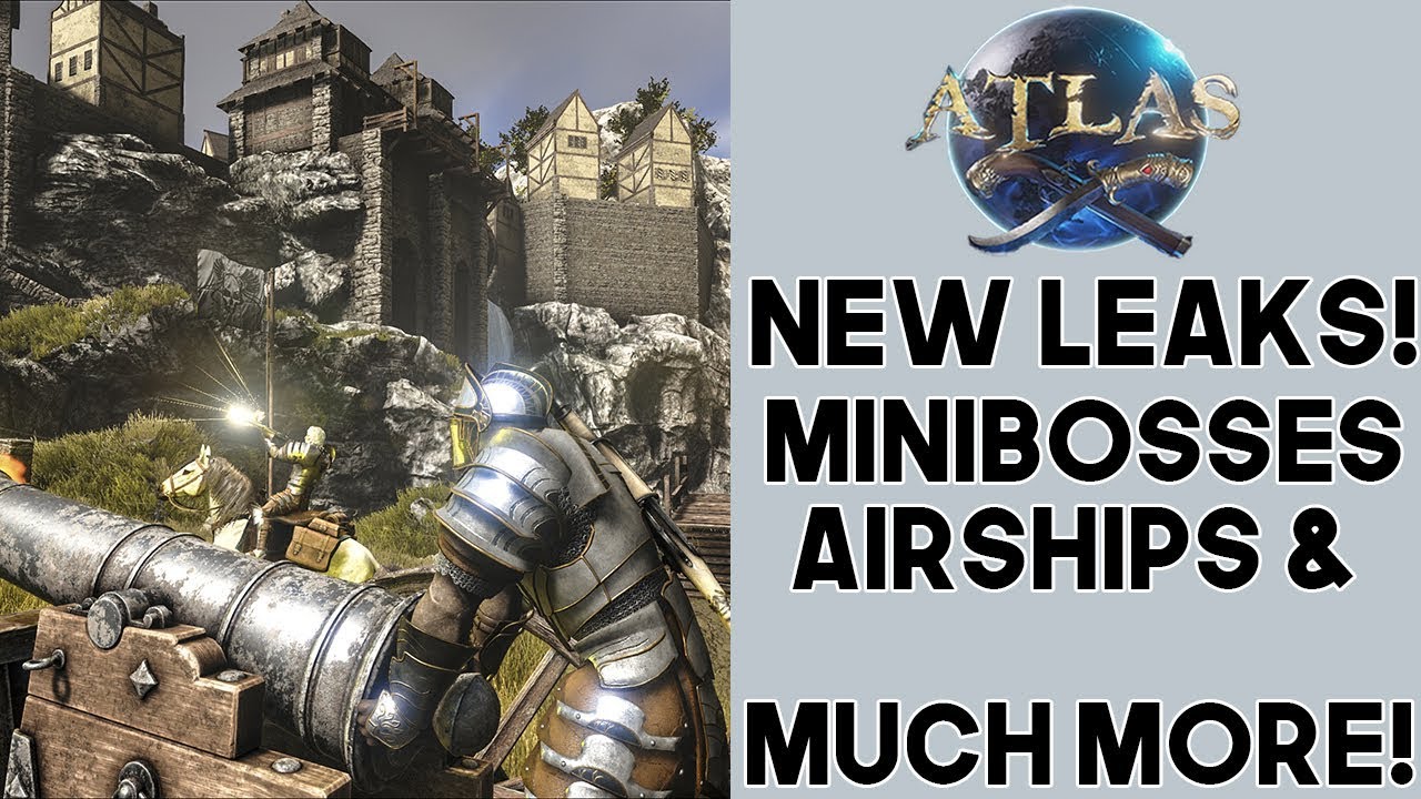 Atlas: NEW LEAKS!! Airships, Mini bosses, Tamable Dragons, & More ...