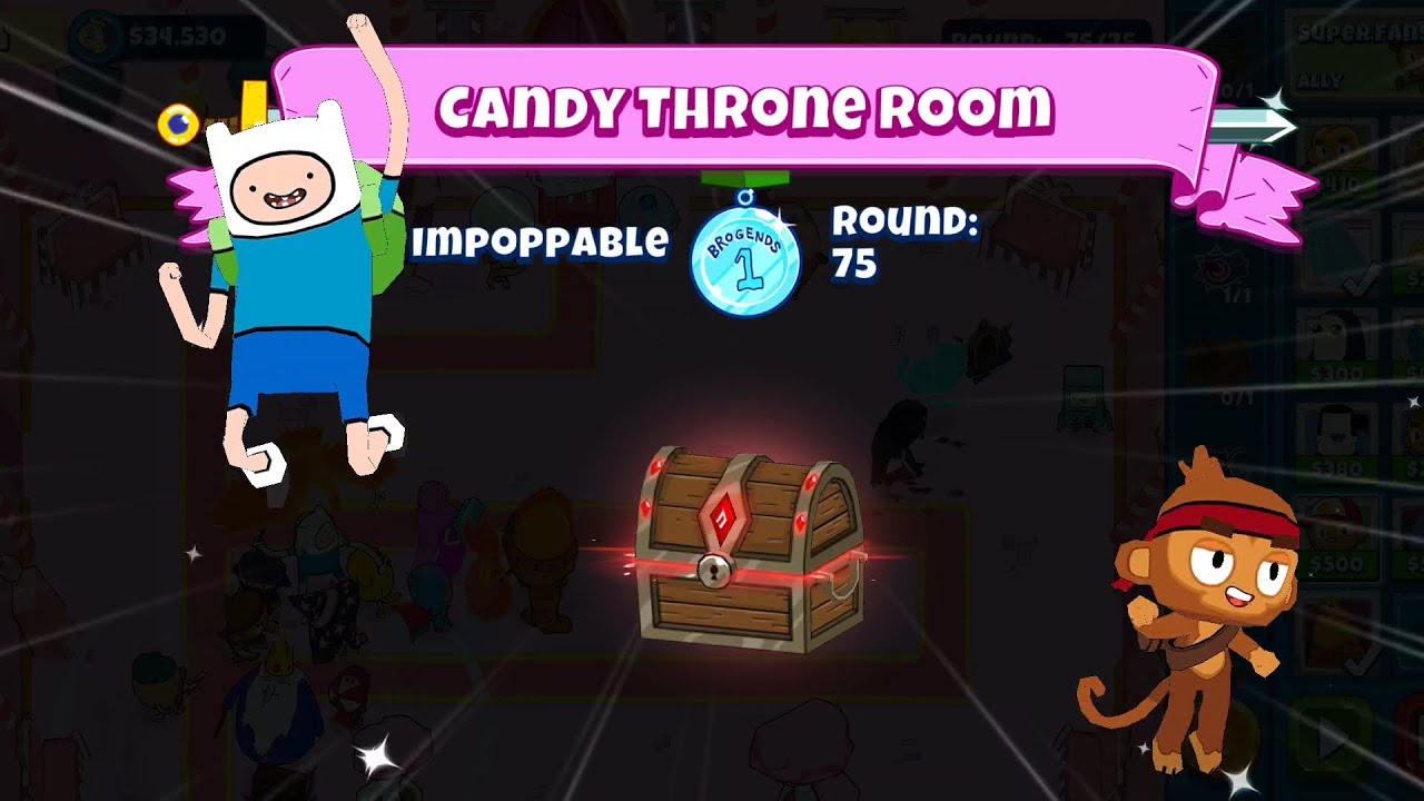 Bloons Adventure Time TD | Candy Throne Room Impoppable Guide - YouTube