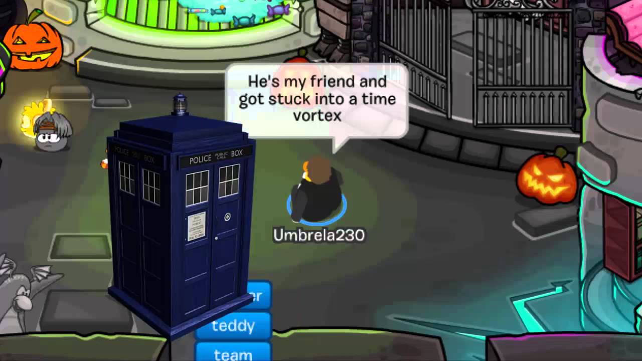 Doctor Who Arrives On Club Penguin | WHOLOCK - YouTube