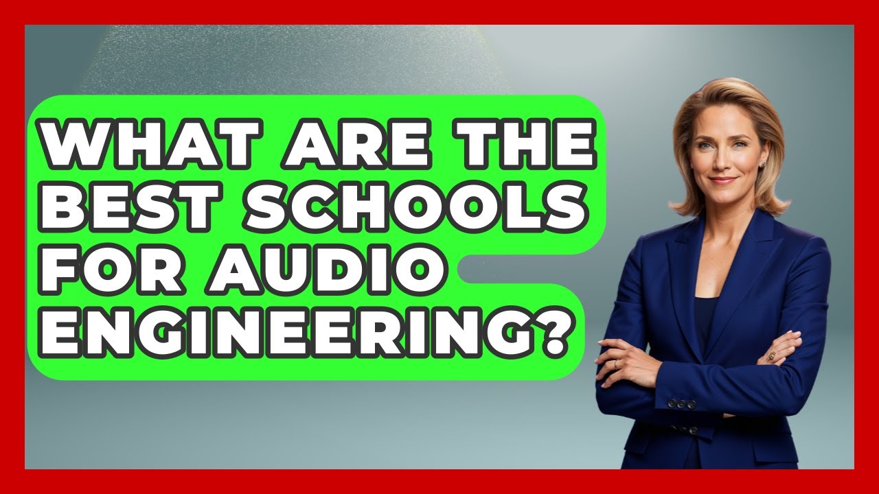 What Are The Best Schools For Audio Engineering? - The Musician ...