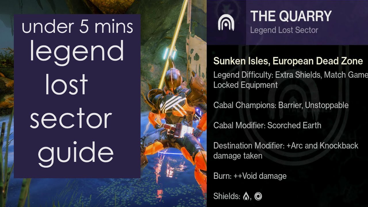 Legend lost sector guide The Quarry - YouTube