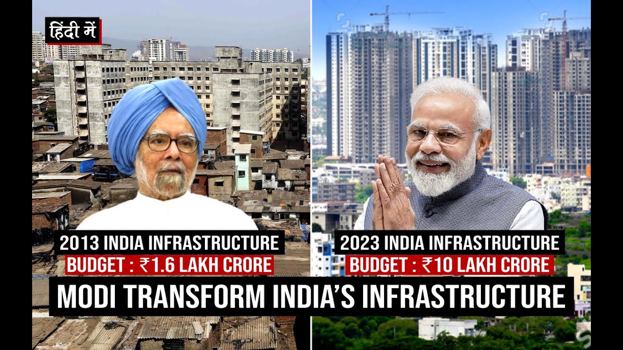 India's Infrastructure transform in 8 Years (2014-2022)? BJP vs Congress - YouTube