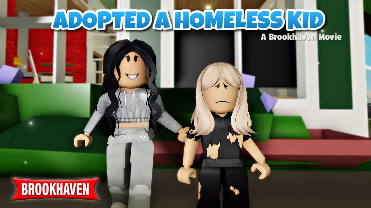 I ADOPTED A HOMELESS KID!!! | BROOKHAVEN RP MOVIE (Roblox) - YouTube