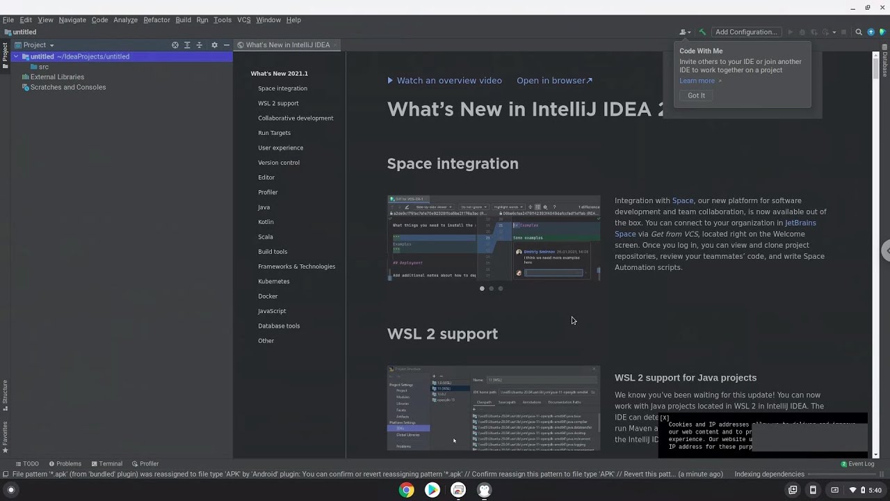 How To Install Intellij Idea 2021 Ultimate On A Chromebook YouTube How To Install Intellij Idea 2021 Ultimate On A Chromebook YouTube