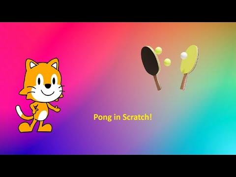 How to make pong game in scratch - YouTube