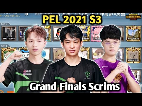 PEL 2021 S3 Grand Finals Scrims • Erangle Map • NV TC 4AM TEC RNG LGD WBG - YouTube