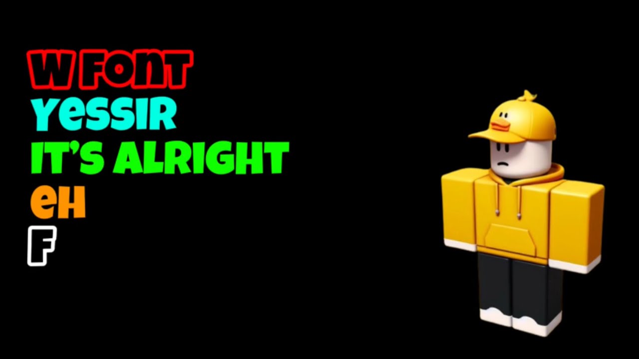 Font Tier List.. - YouTube