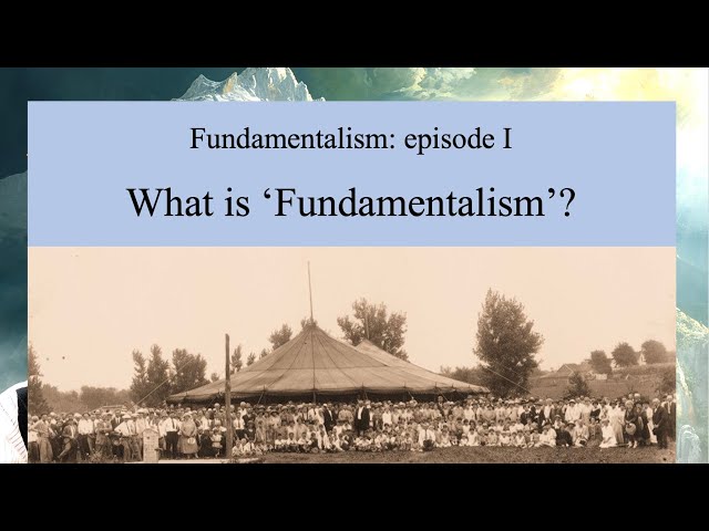 Fundamentalism Definition