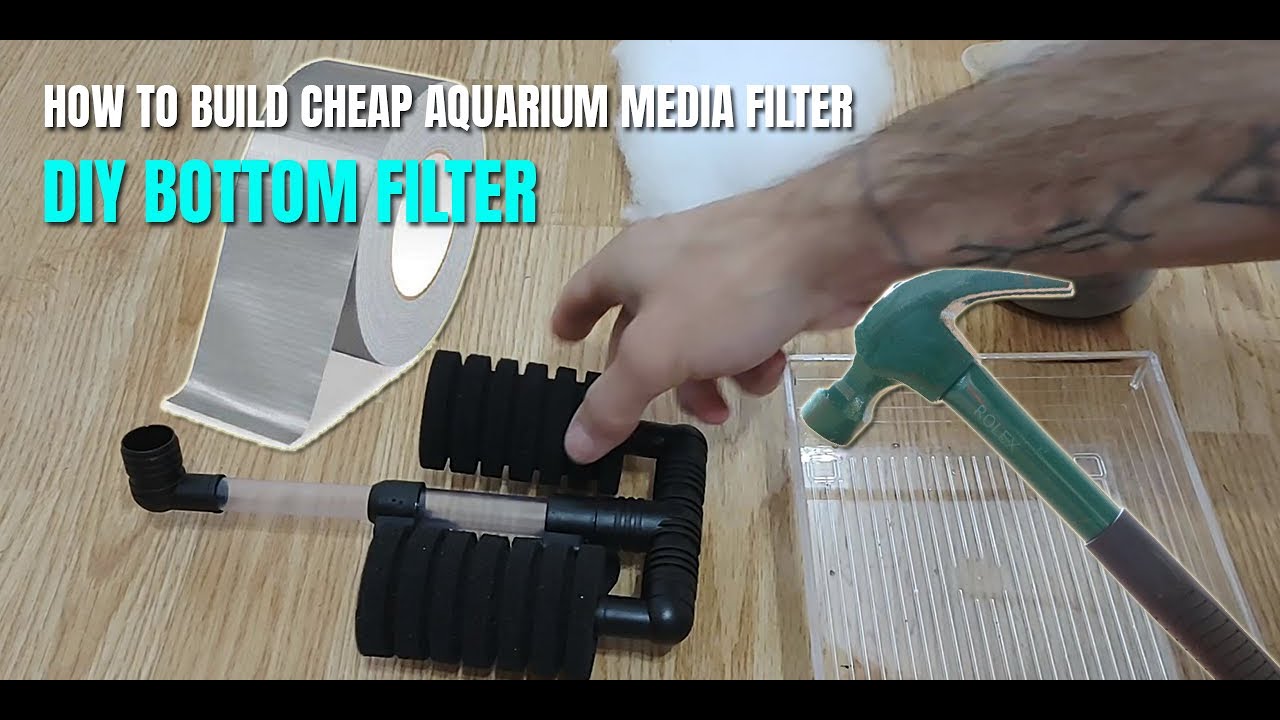 Build a cheap and easy Aquarium Bottom Filter - DIY Tutorial - YouTube