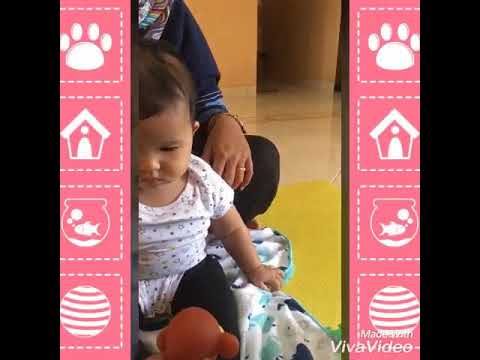 Stimulasi duduk dan merespon benda didepan anak