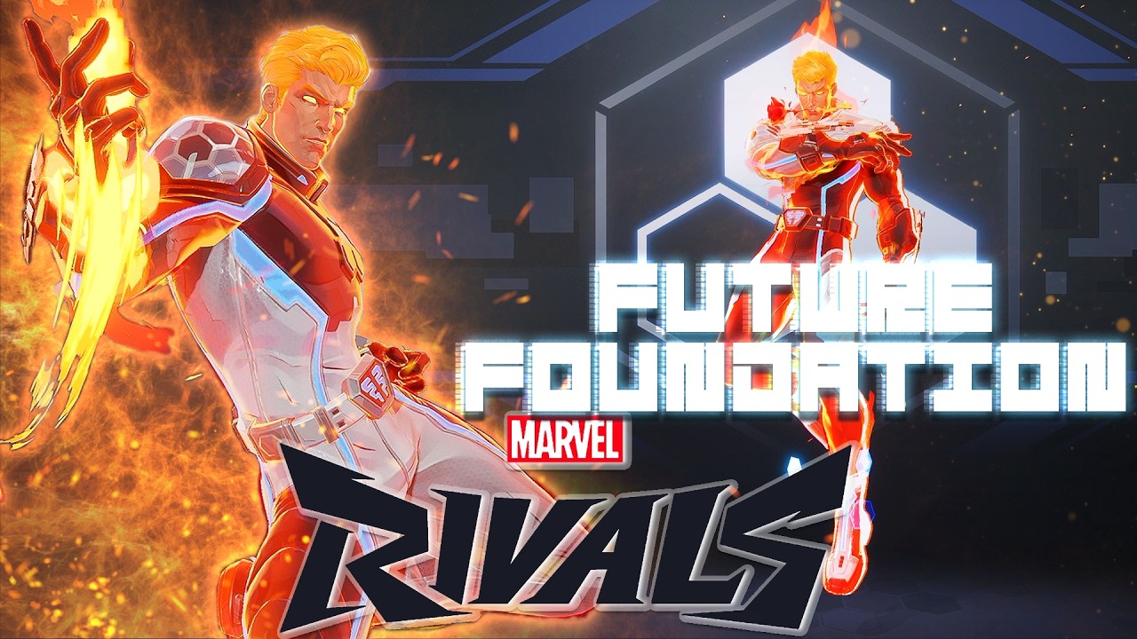 NEW FUTURE FOUNDATION Human Torch costume showcase! - Marvel Rivals ...