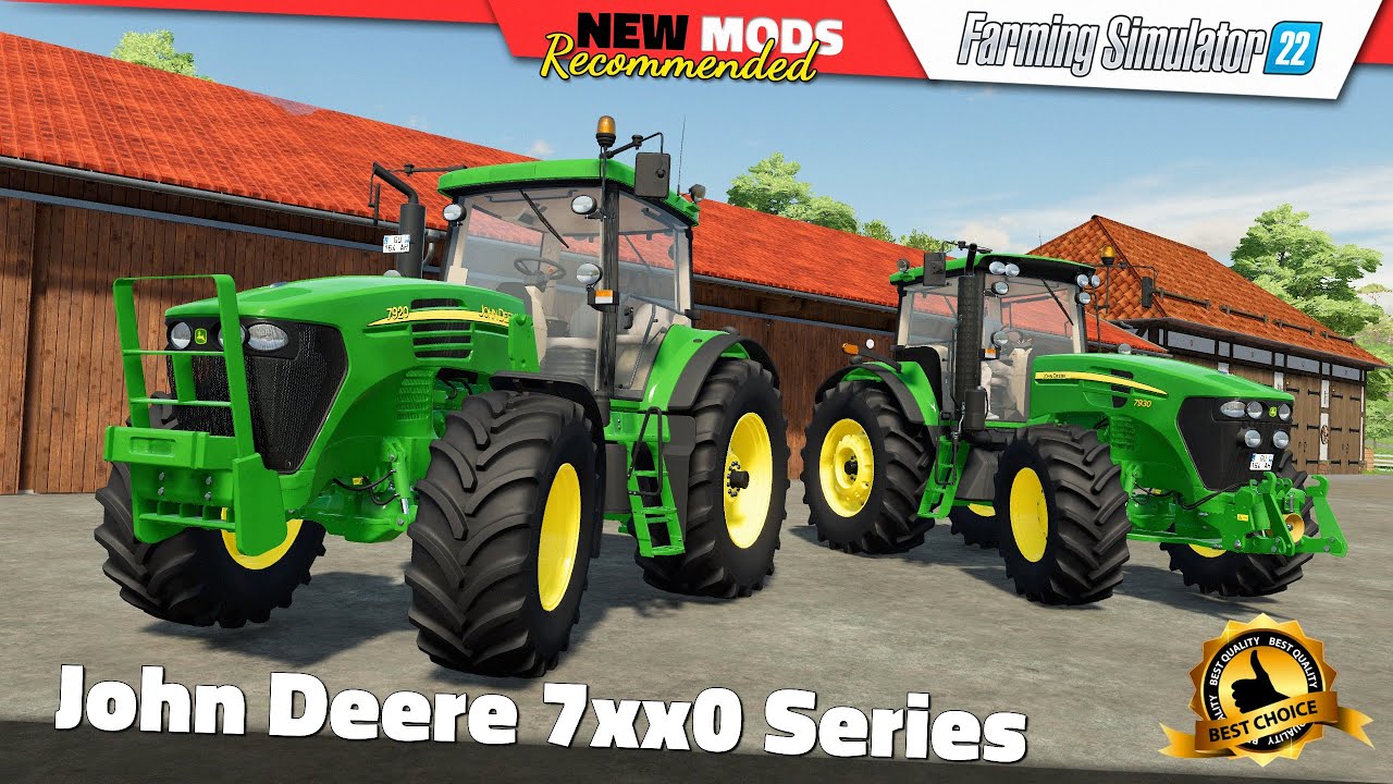 FS22 | John Deere 7xx0 Series - Farming Simulator 22 New Mods Review ...