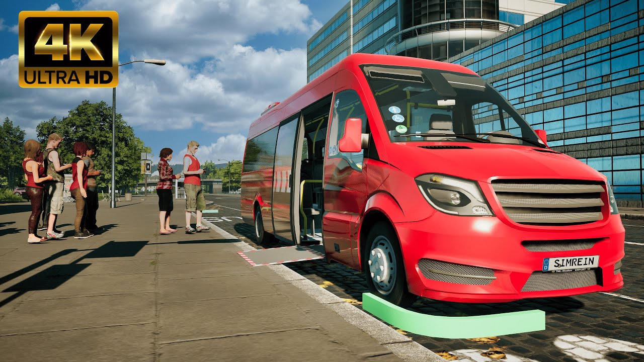 Fernbus Simulator | Mercedes-Benz SPRINTER | 4K Ultra HD | GAMEPLAY ...