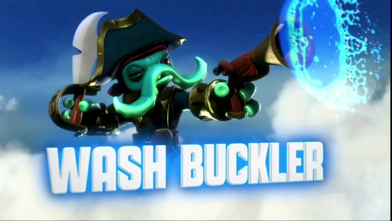 Skylanders Swap Force - Gold Wash Buckler - YouTube