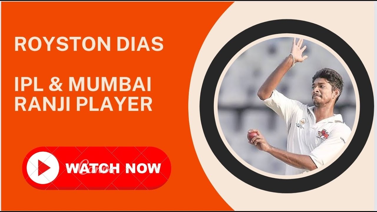 Getting Candid with Royston Dias from Mumbai Ranji Trophy Team # ...