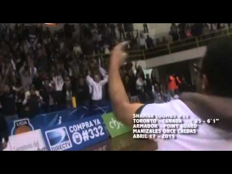 Shamar Coombs Triple Ganador Manizales Once Caldas - YouTube